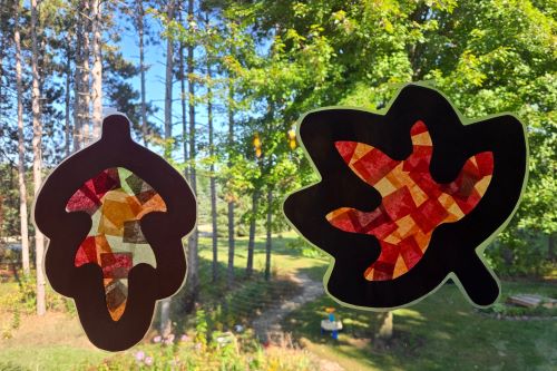 Brighten Your Windows with Easy Autumn Sun Catchers: A Fun Kids Craft